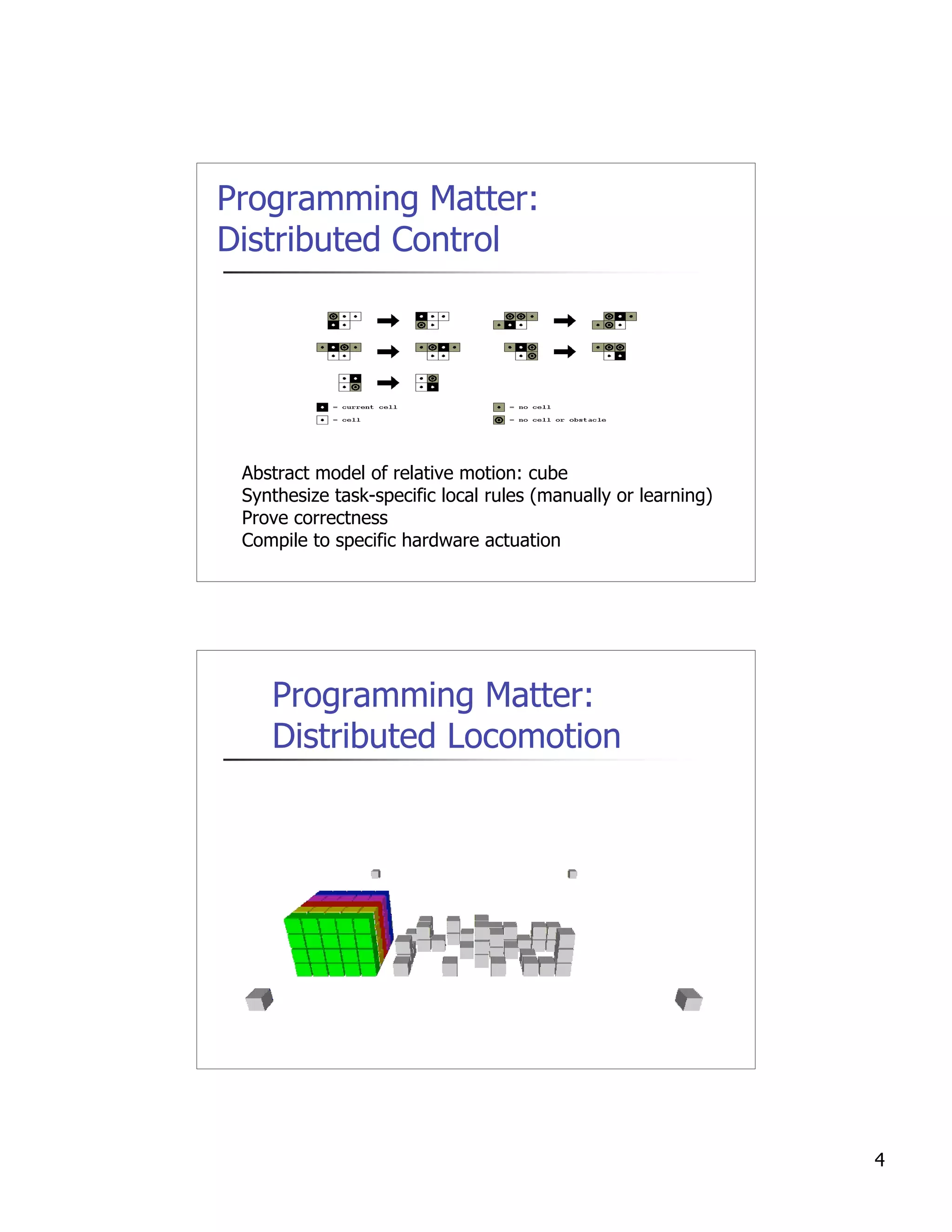 Programmable Matter with Modular Robots | PDF | Robotics | Technology & Computing