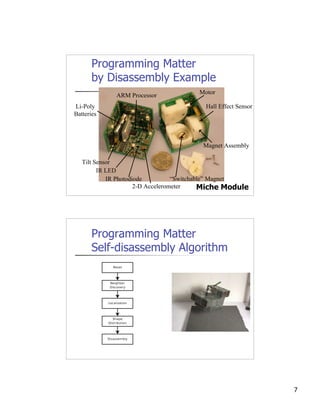 Programmable Matter with Modular Robots | PDF | Robotics | Technology ...