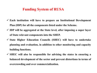 Rashtriya Ucchatar Shiksha Abhiyan (Rusa) dr.c.thanavathi | PDF