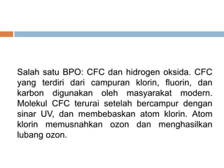 Kerusakan Lapisan Ozon | PPTX