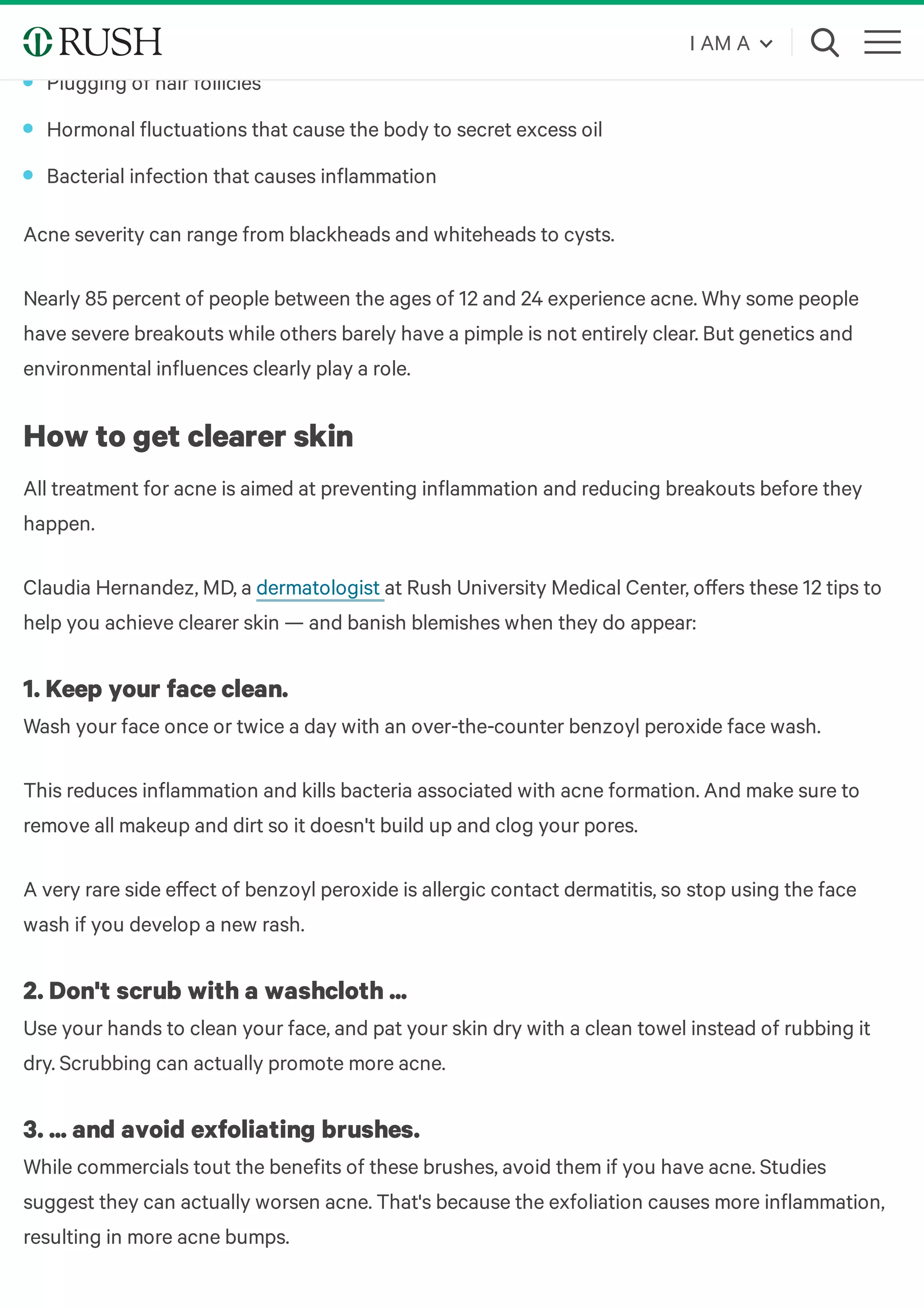 12 Tips to Combat Acne | PDF | Skin Care | Beauty