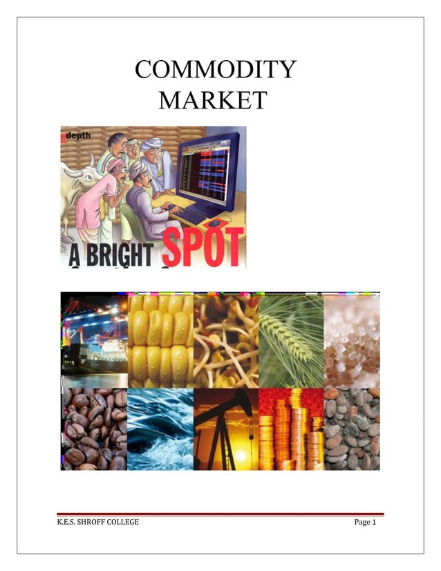 Rushabh commodity market project | DOC