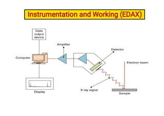 ( EDAX)energy Dispersive xray spectroscopy | PPT