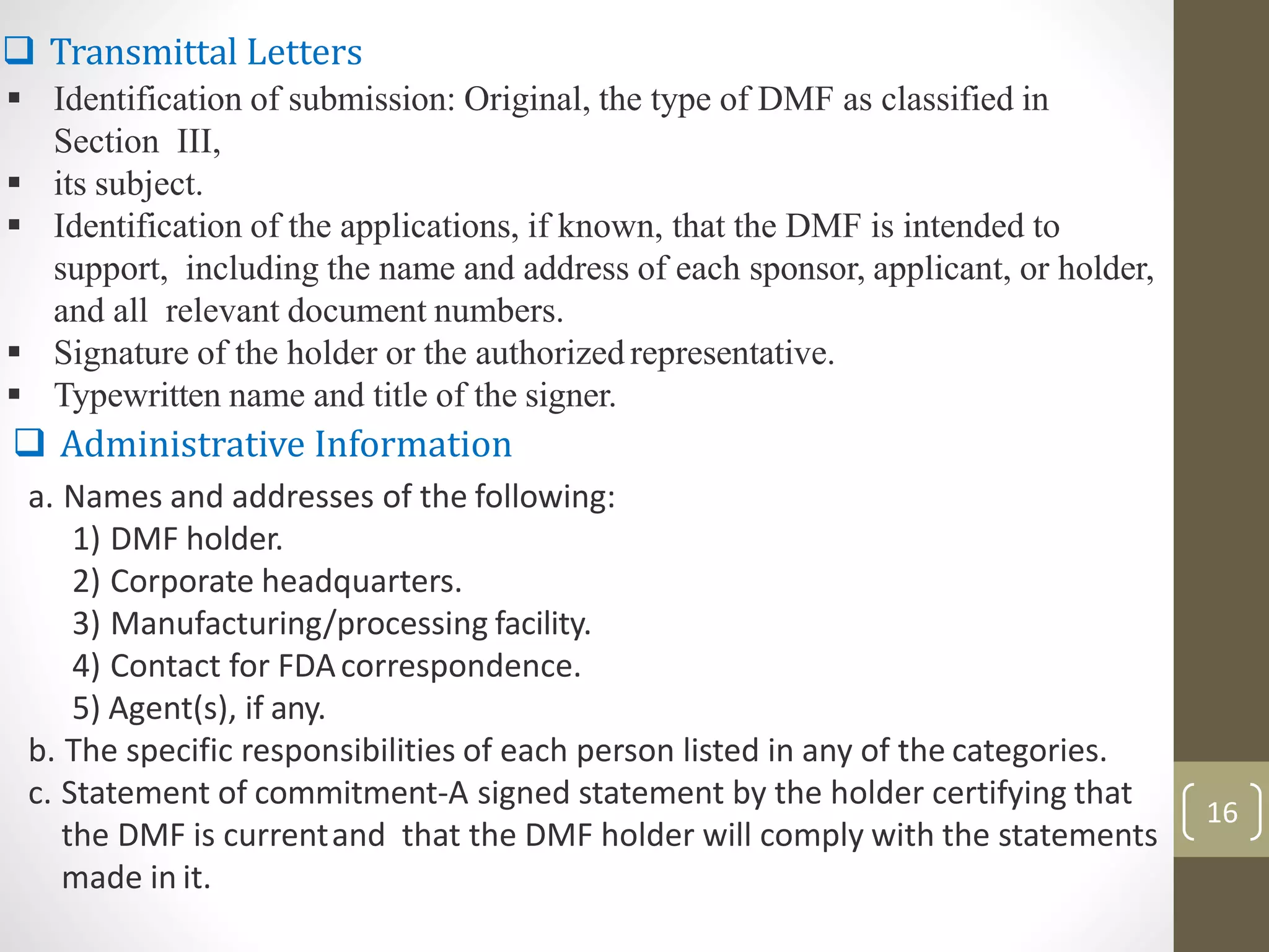 Documentation In Pharmaceutical Industry(Master Formula Record,DMF ...