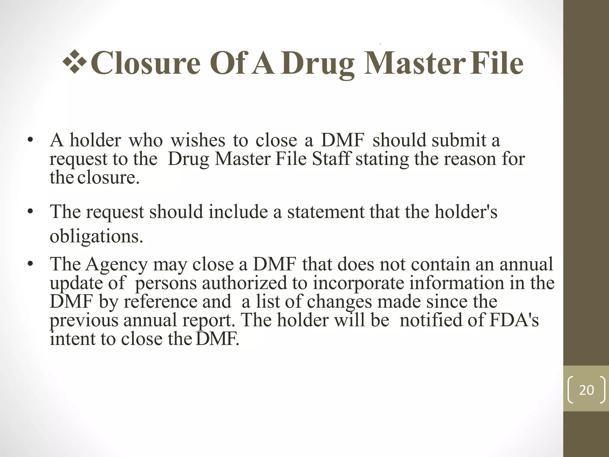Documentation In Pharmaceutical Industry(Master Formula Record,DMF ...