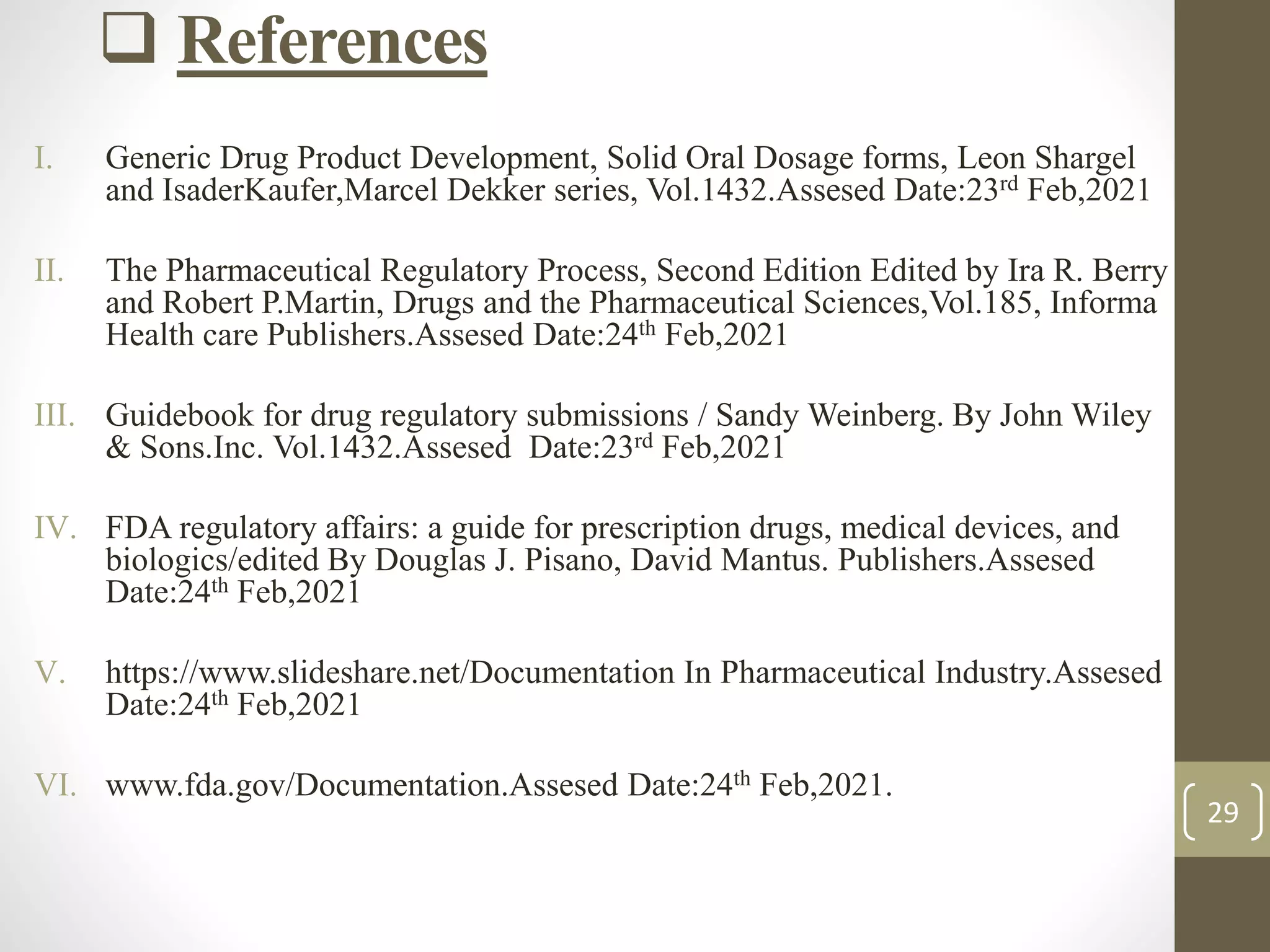 Documentation In Pharmaceutical Industry(Master Formula Record,DMF ...