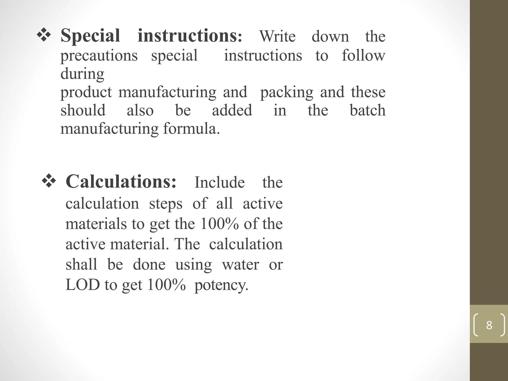 Documentation In Pharmaceutical Industry(Master Formula Record,DMF ...