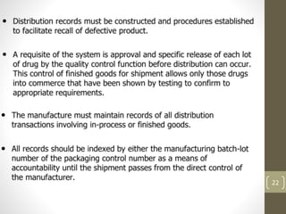 Documentation In Pharmaceutical Industry(Master Formula Record,DMF ...