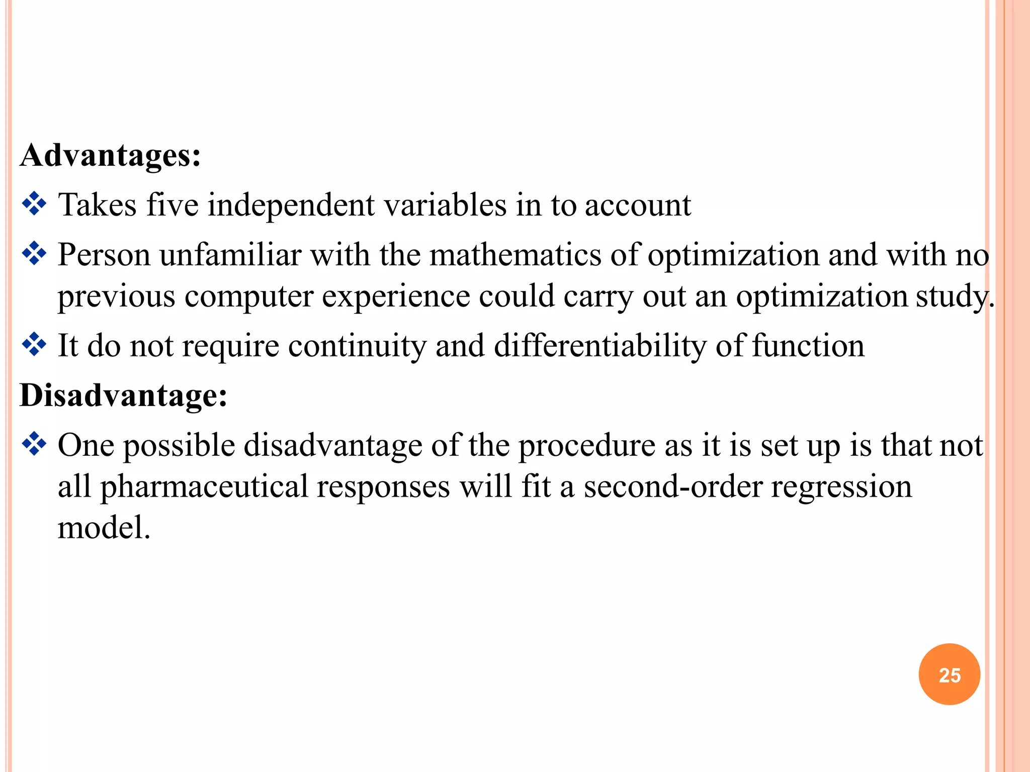 Optimization Technique In Pharmaceutical Formulation(Cocept,Parameters,Techniques & Processing ...