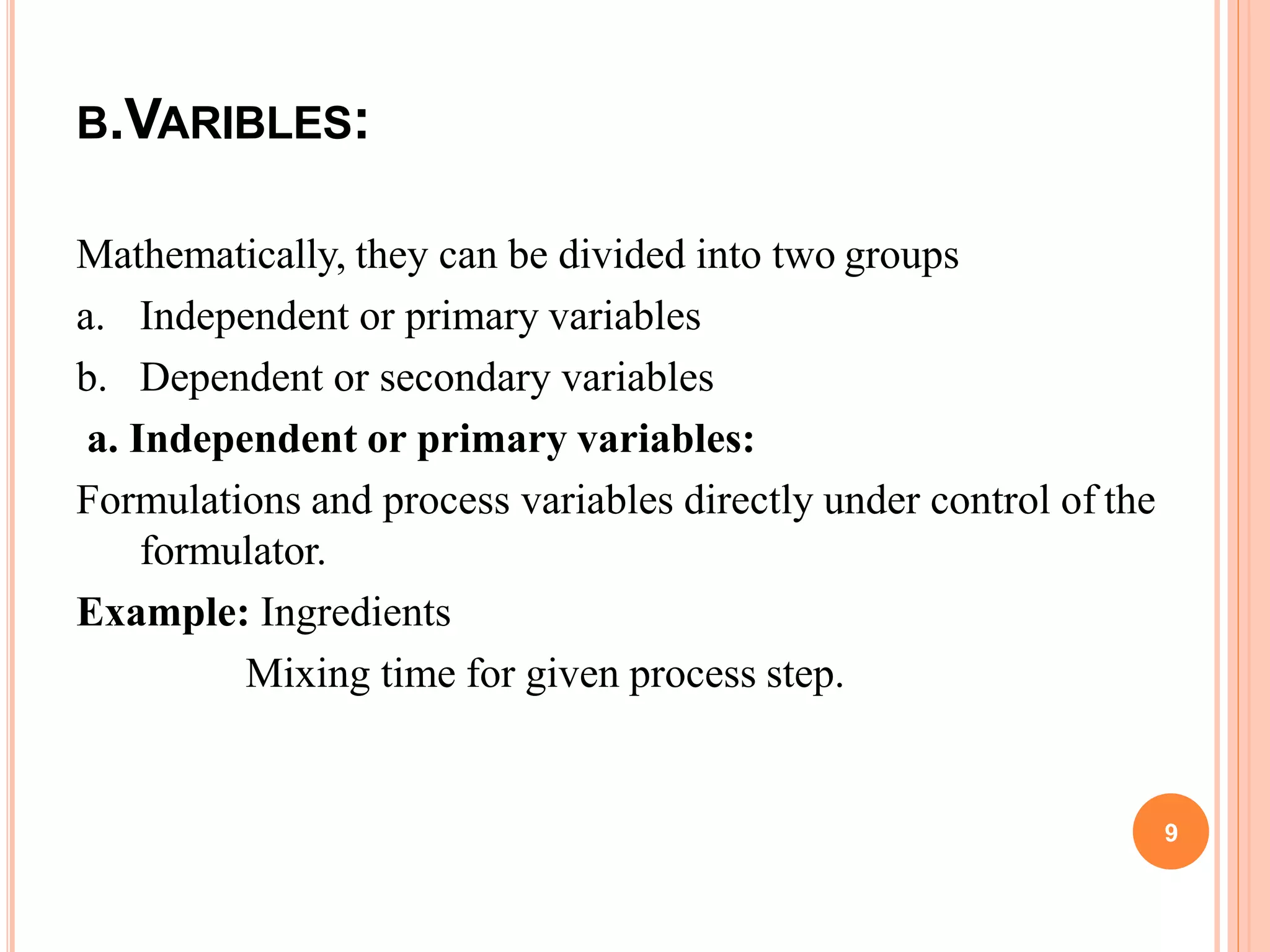 Optimization Technique In Pharmaceutical Formulation(Cocept,Parameters ...