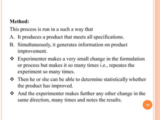 Optimization Technique In Pharmaceutical Formulation(Cocept,Parameters,Techniques & Processing ...