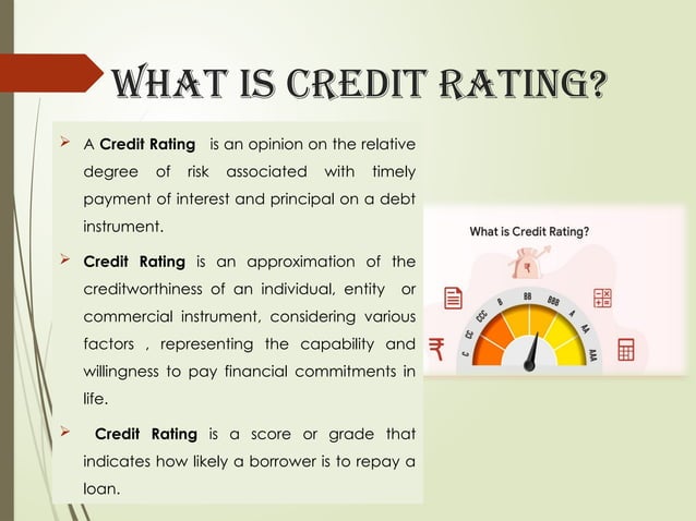 rushil credit rating:CRISIL & ICRA introduction, | PPT