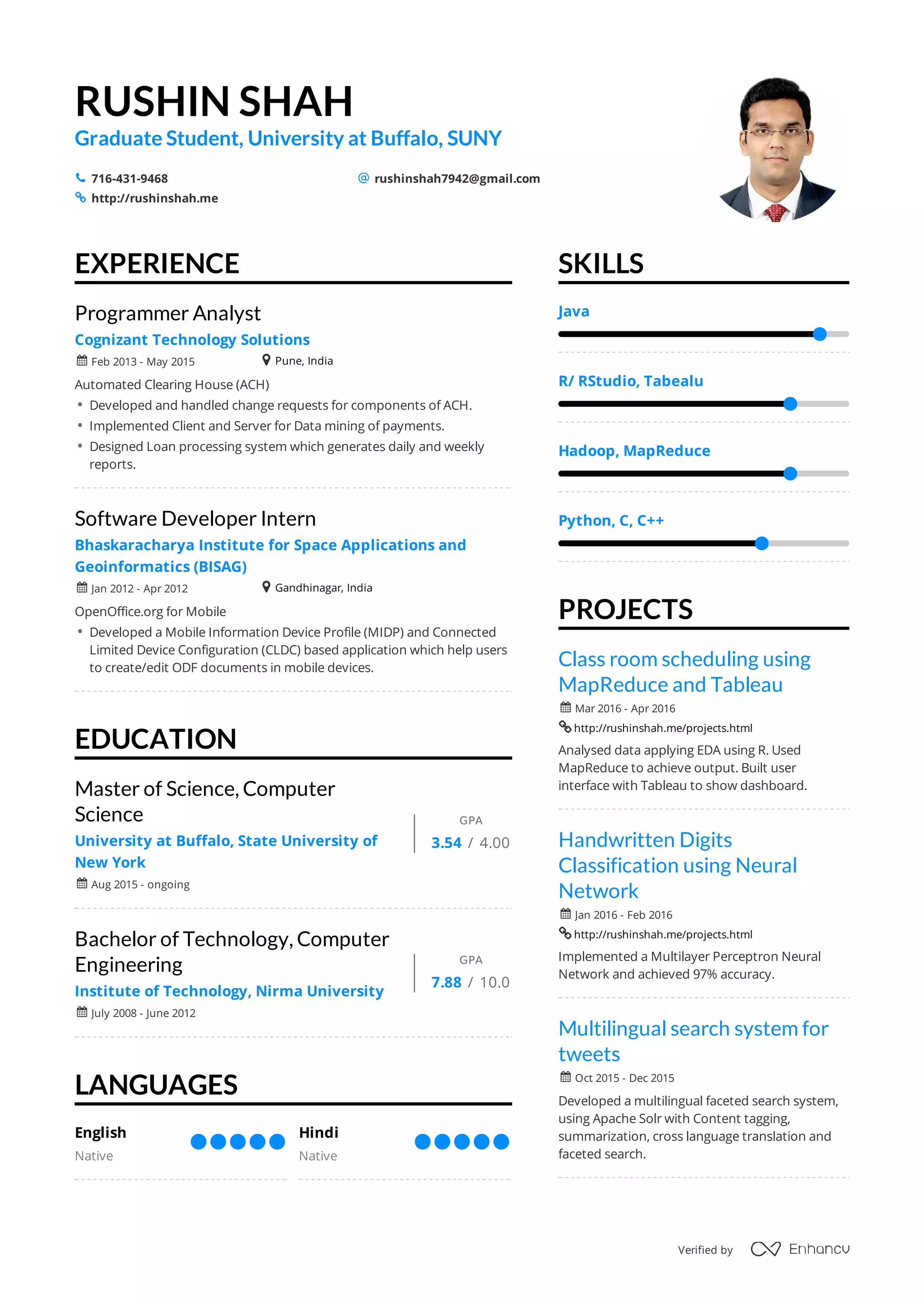 Rushin shah Resume | PDF