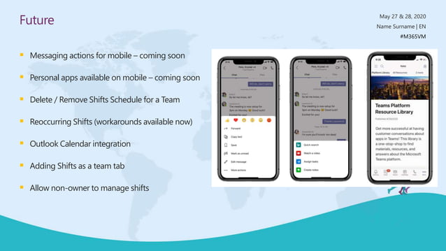Russ basiura microsoft teams-empowering first line workers m365 virtual marathon | PPT