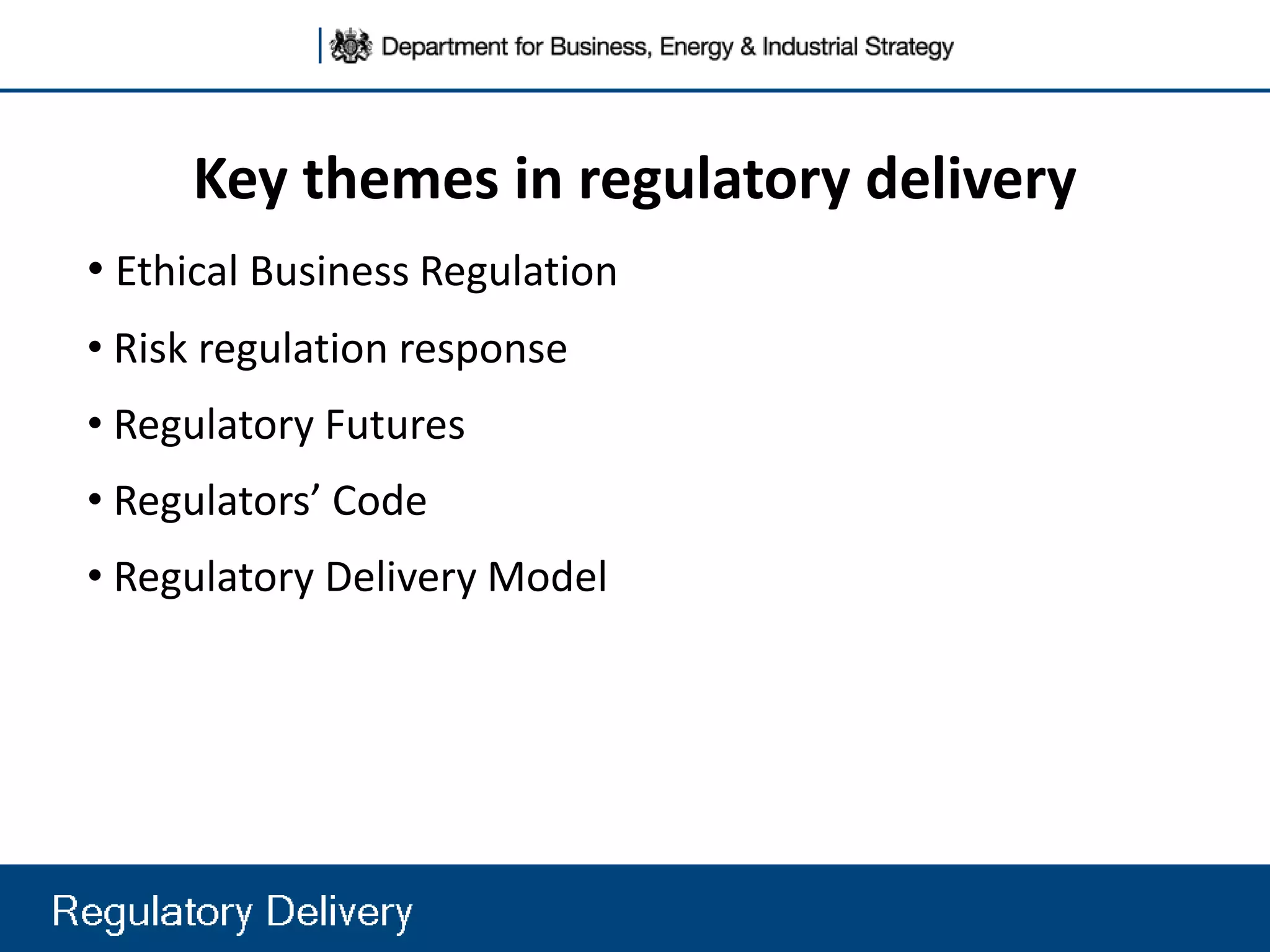 Regulatory Enforcement and Inspections: An important part of regulatory ...