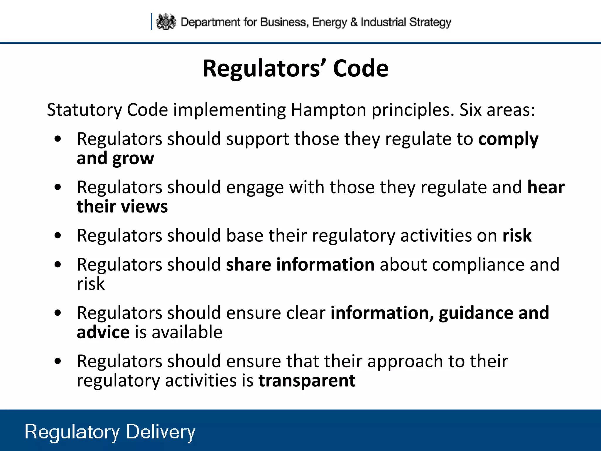 Regulatory Enforcement and Inspections: An important part of regulatory ...