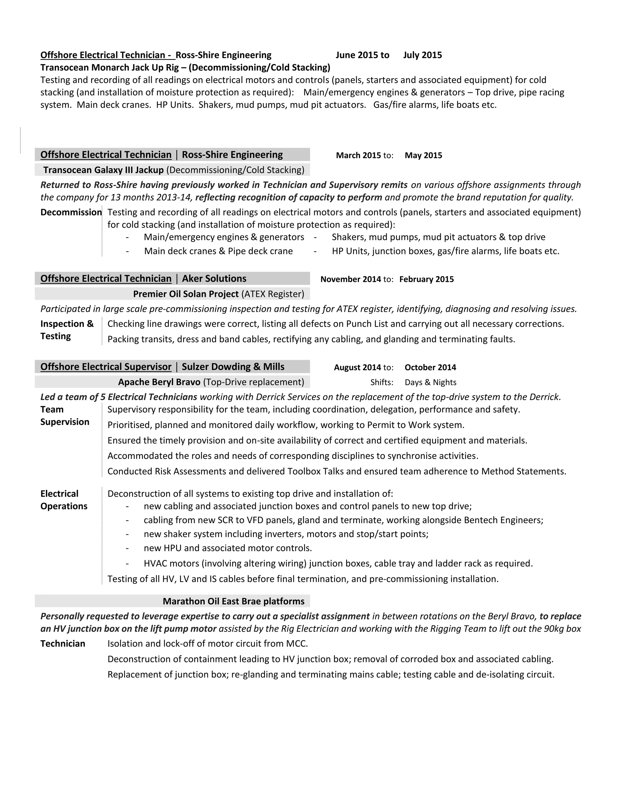 Russell bruce cv 2016. | PDF