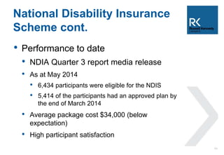 The National Disability Insurance Scheme | PPTX