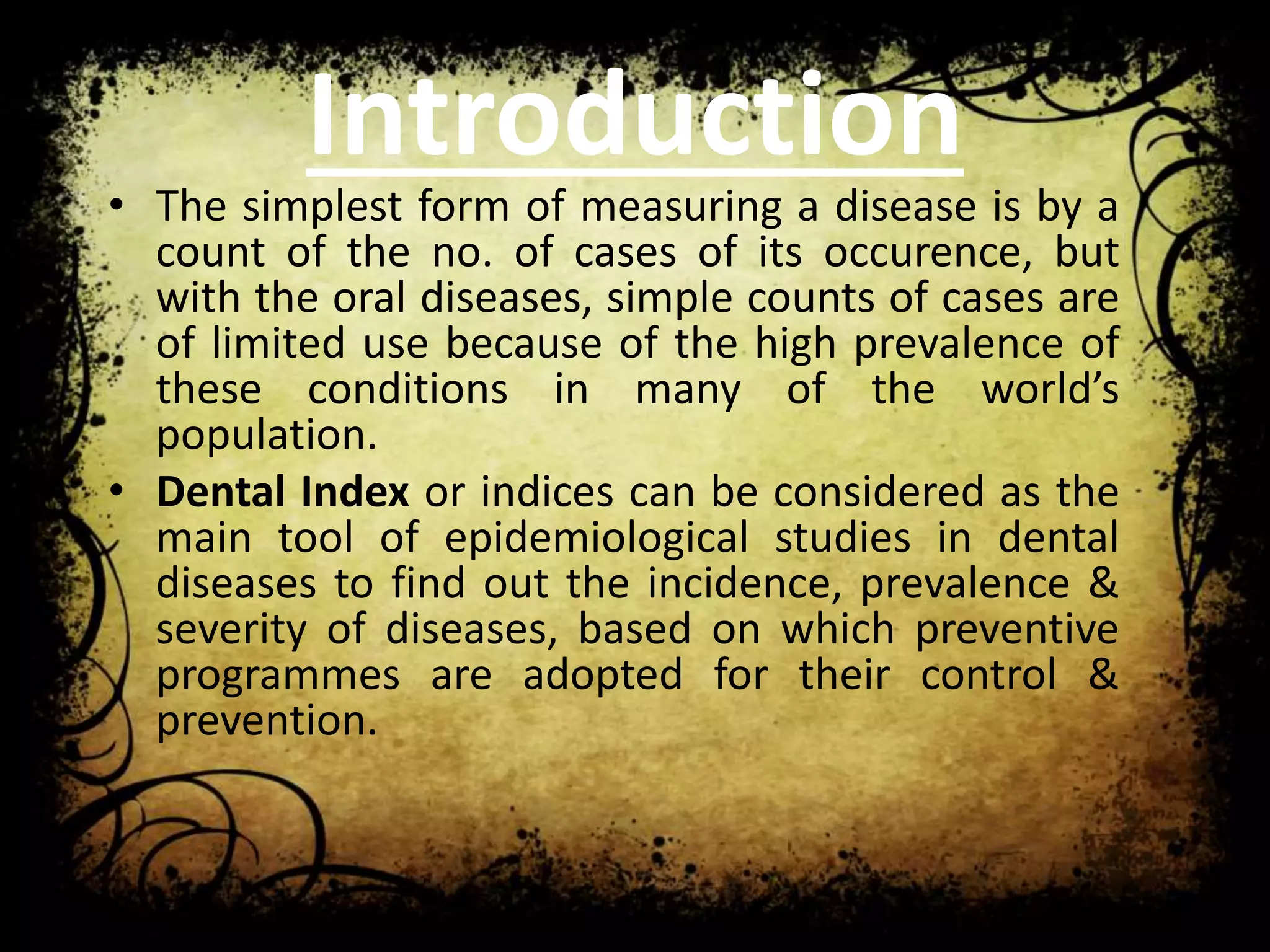 Russells Periodontal Index And Cpitn Probe Pptx