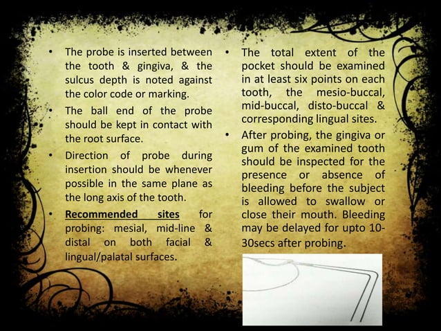 Russell’s Periodontal Index & CPITN Probe | PPTX | Oral care | Personal ...