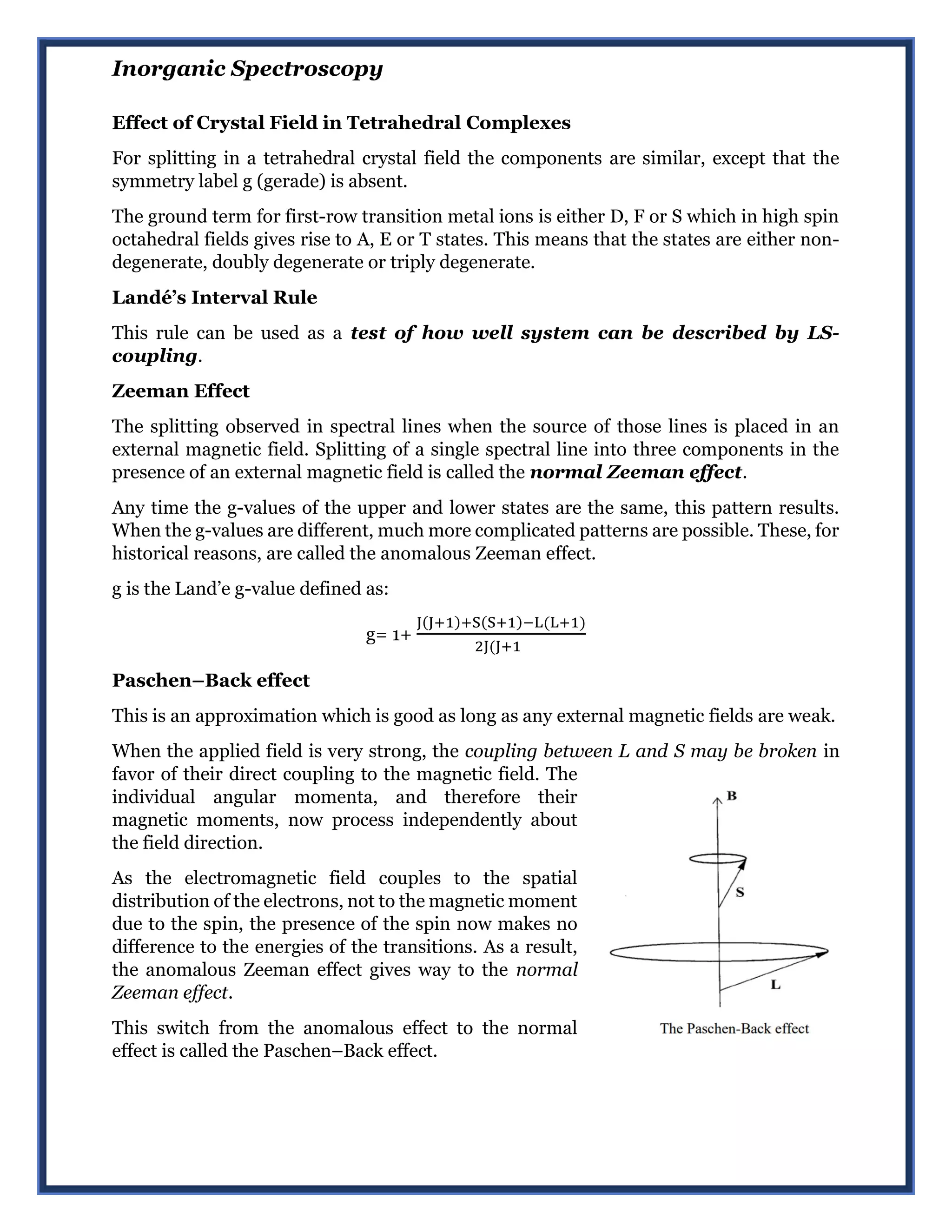Russel Saunders Coupling scheme or LS coupling | PDF