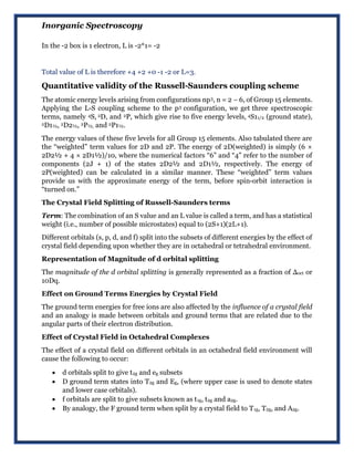 Russel Saunders Coupling scheme or LS coupling | PDF