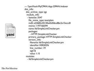 Making My Own CPAN | PPT