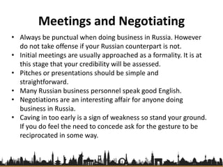Russian Business Culture | PPTX