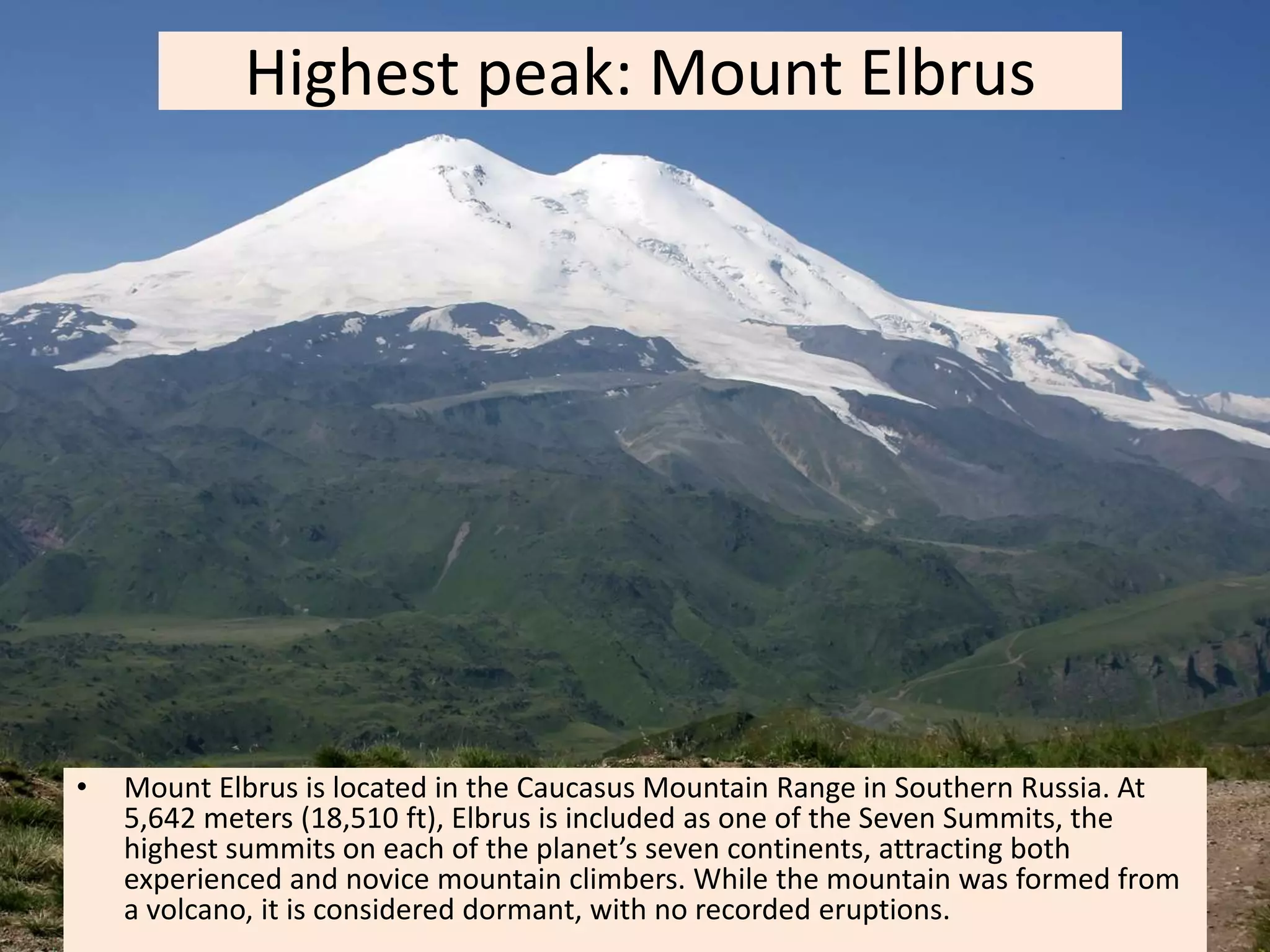 Russia- destination geography | PPTX