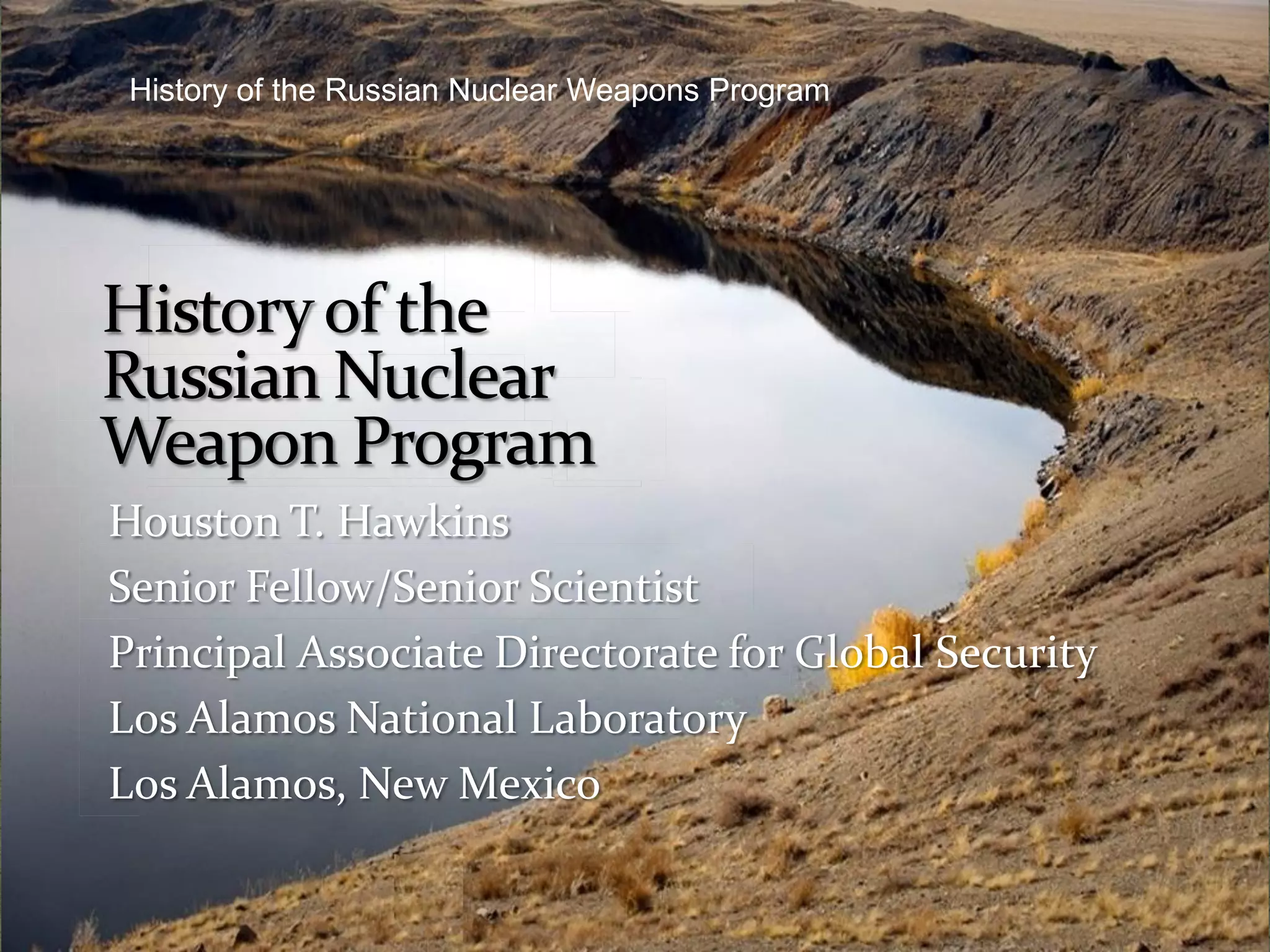 History of the Russian Nuclear Weapon Program | PDF