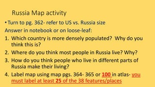 Russia physical geography | PPTX