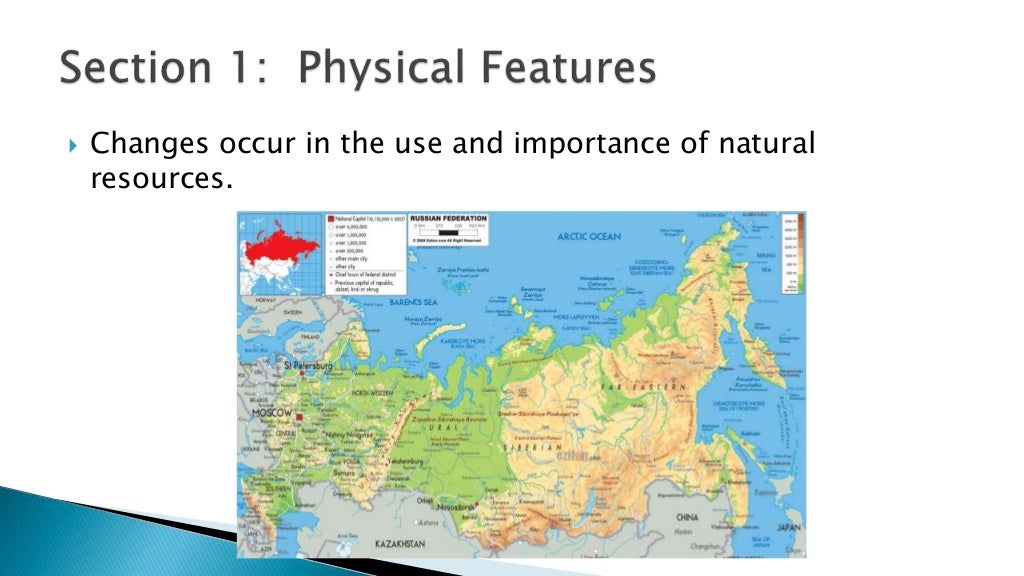 russia physical geography