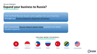 Russia import export data | PDF