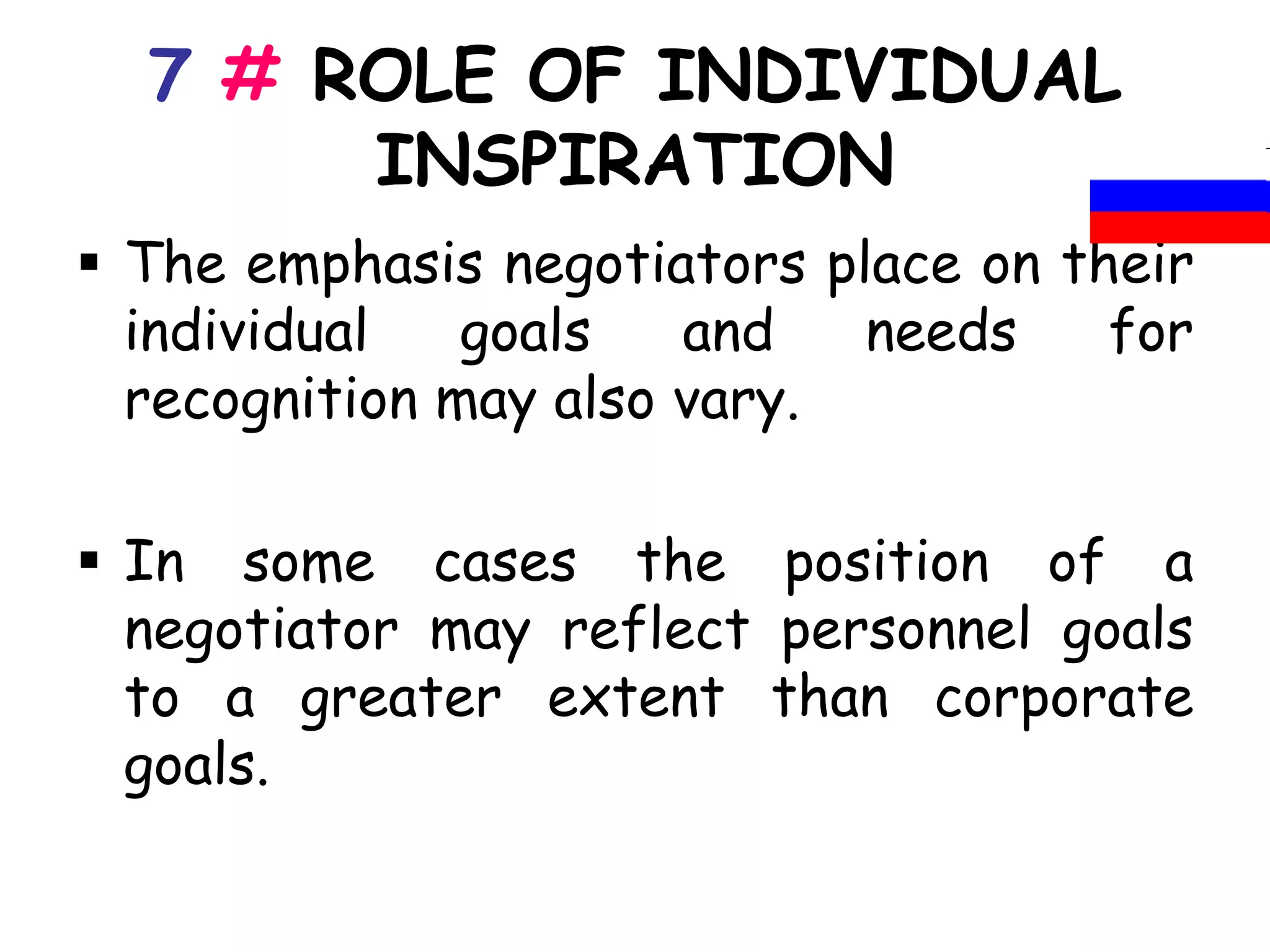 Russia ( 12 variables in negotiation) | PPT