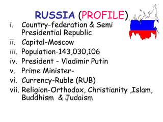 Russia ( 12 variables in negotiation) | PPT