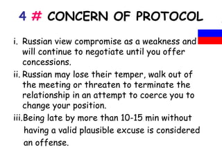 Russia ( 12 variables in negotiation) | PPT