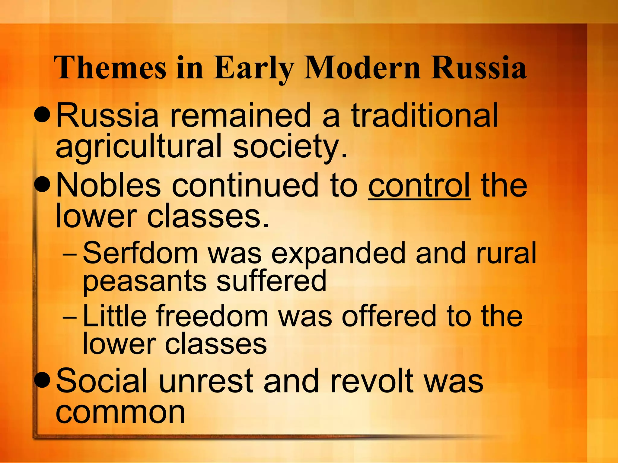 Russia 1450 1750 | PPT