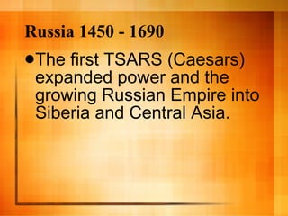 Russia 1450 1750 | PPT