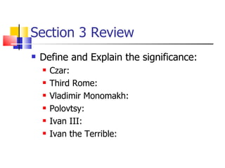 Russiaandthe Mongols | PPT