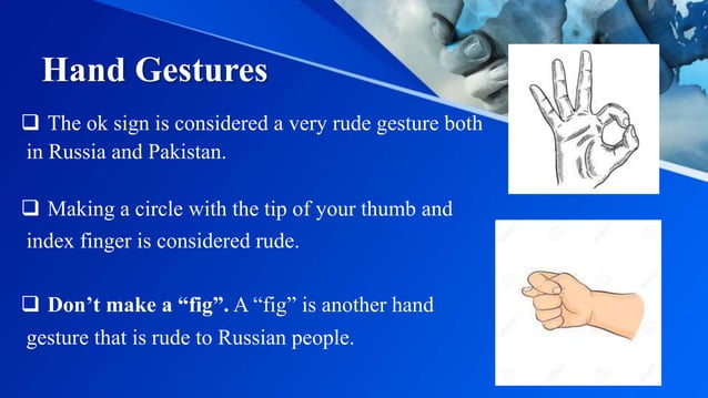 Pakistan And Russia Non-verbal communication | PPT