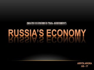 Russia economy | PPTX