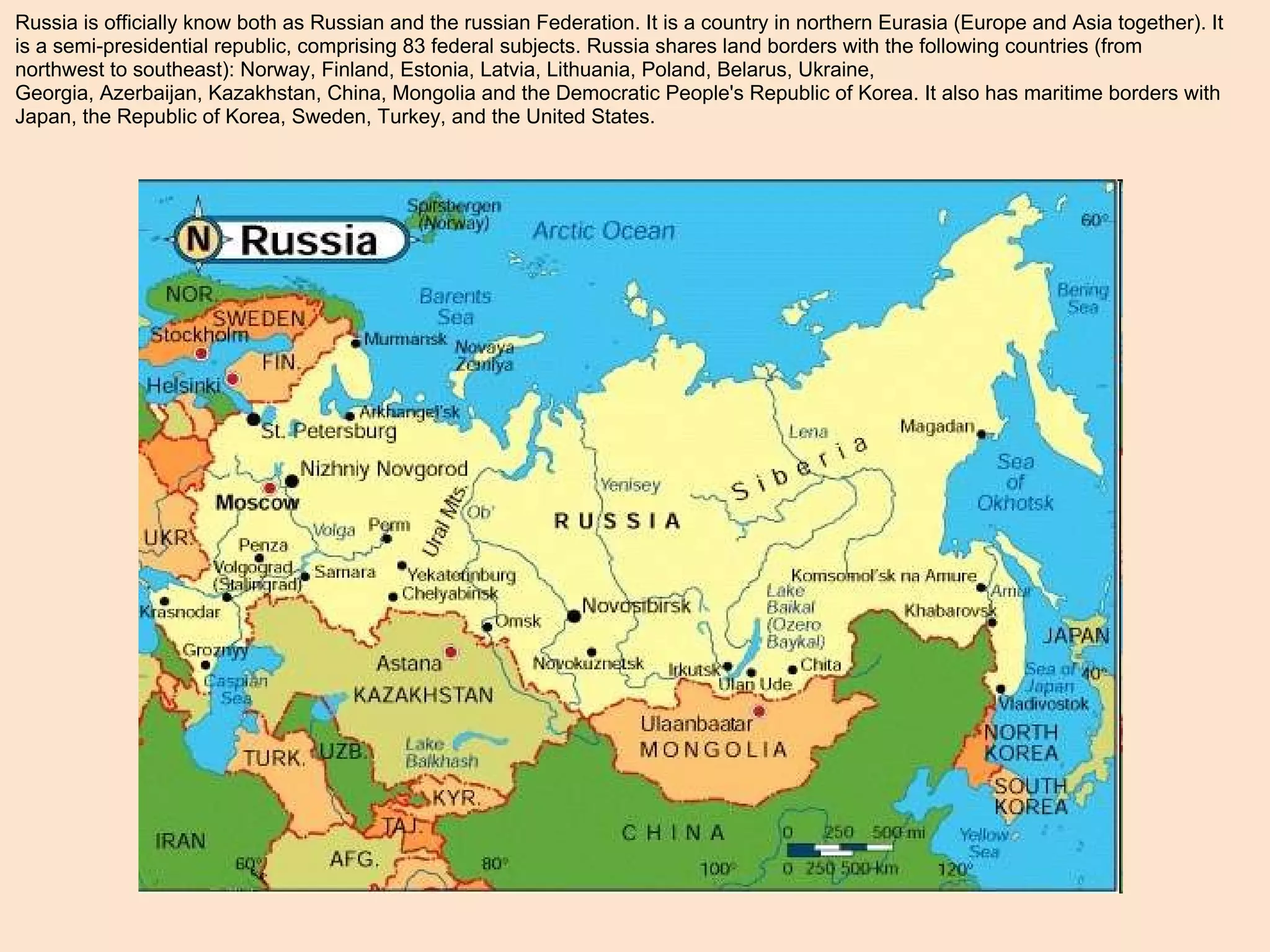 russia geography culture | PPS
