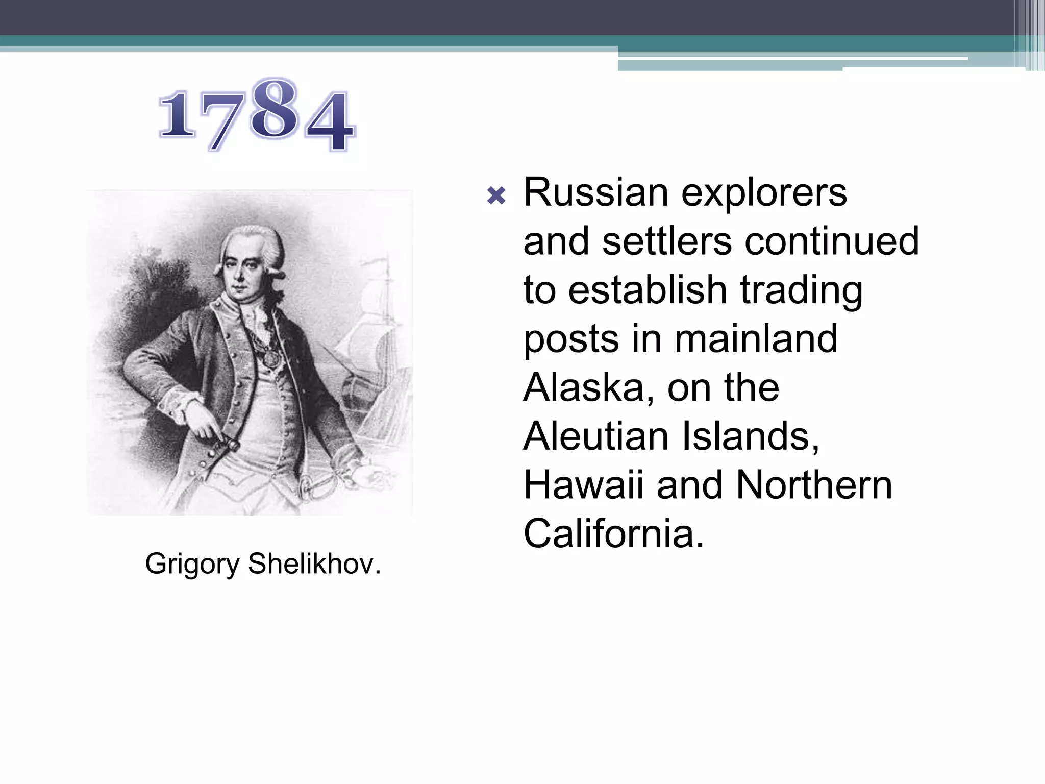 Russian american colonies | PPTX | North America Travel | Travel Locations