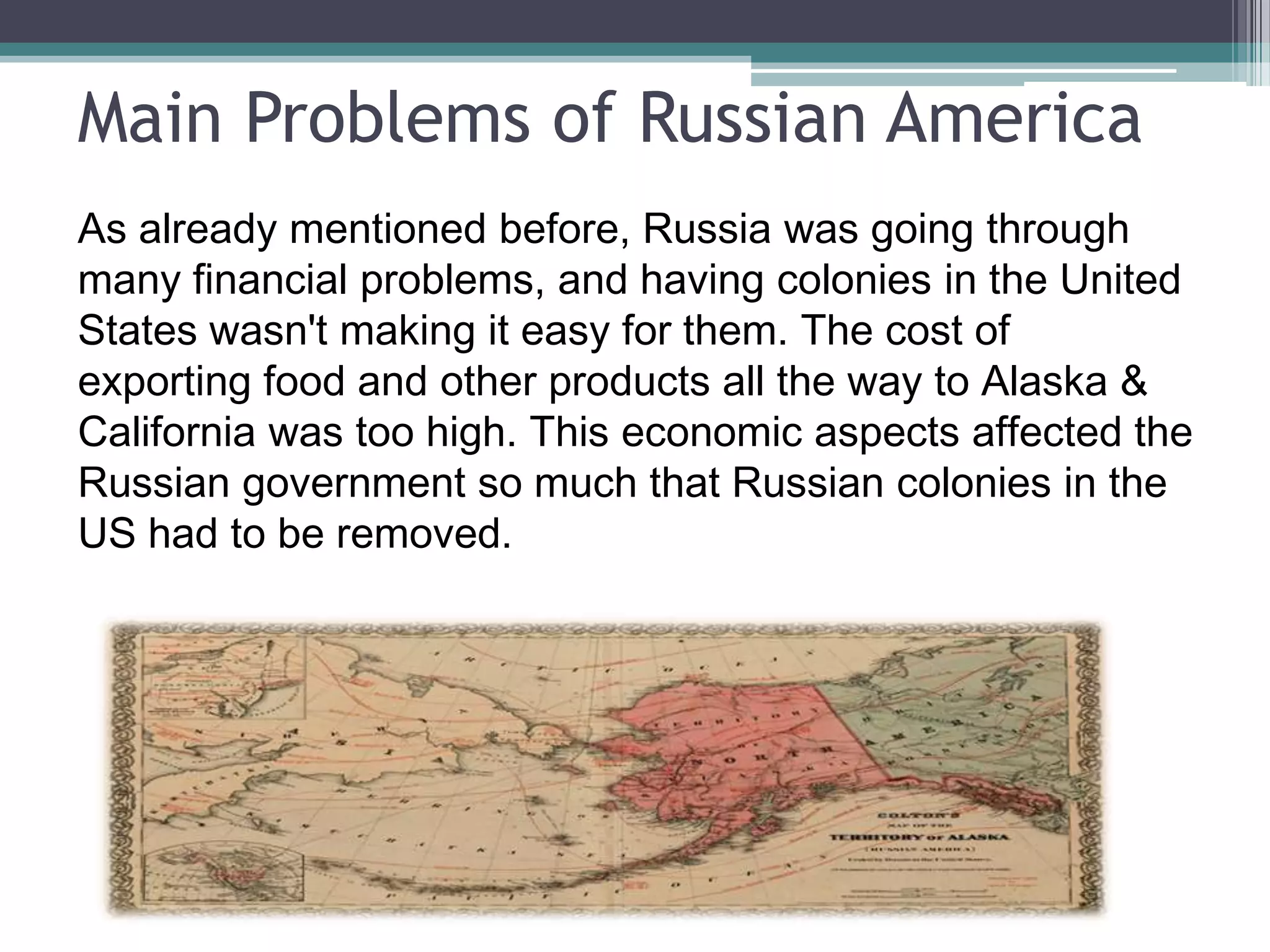 Russian american colonies | PPTX | North America Travel | Travel Locations