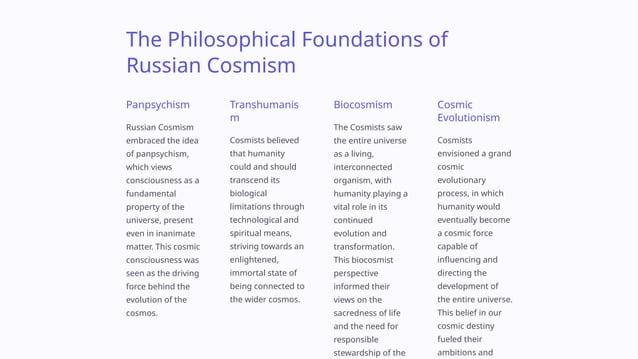 Russian-Cosmism the main ideas and philosophy.pptx