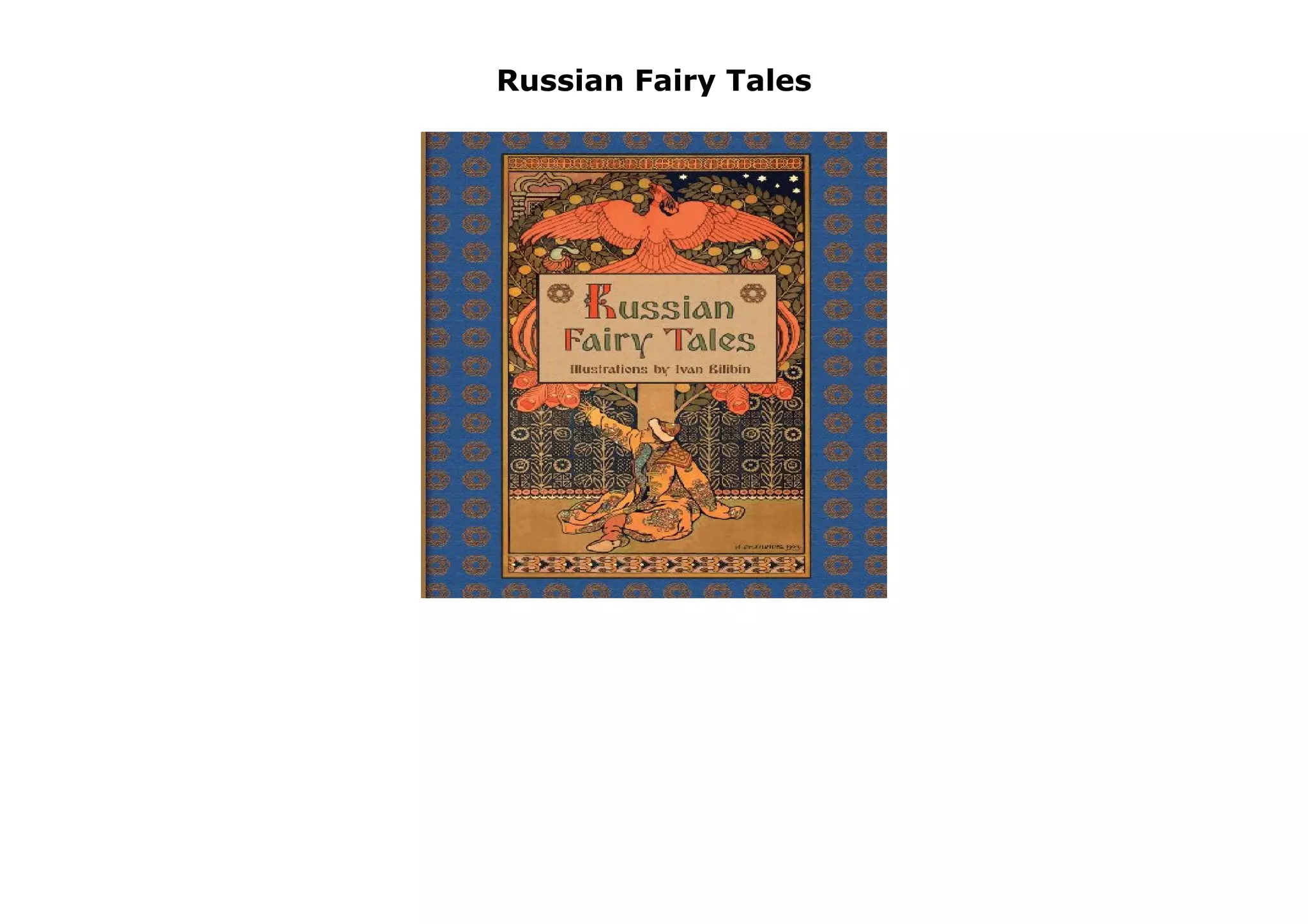 Russian Fairy Tales | PDF