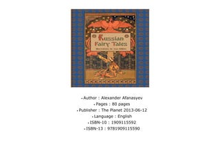 Russian Fairy Tales | PDF