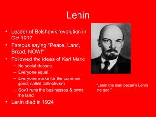 Russian History Timeline | PPT