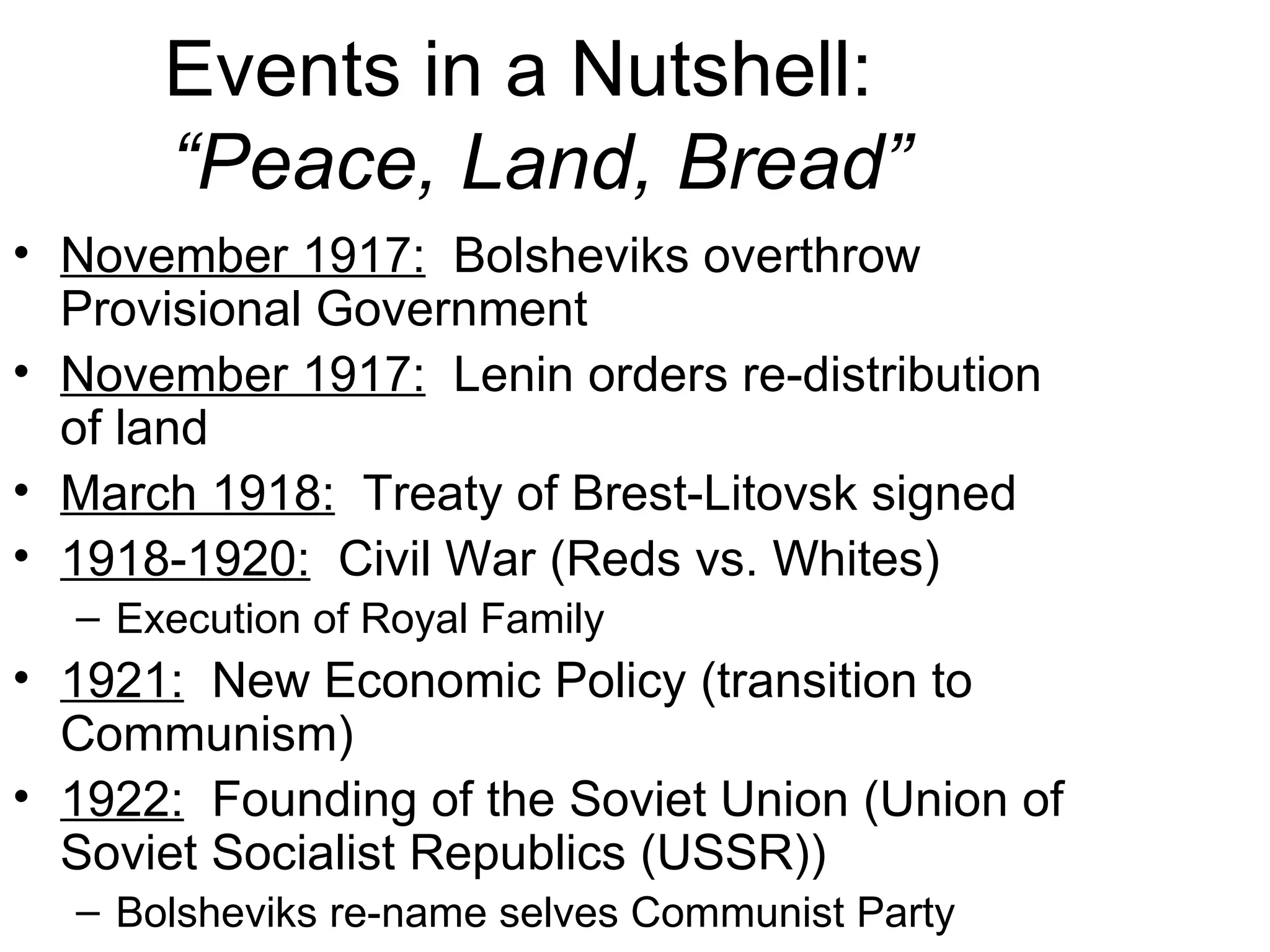 Russian Revolution | PPT