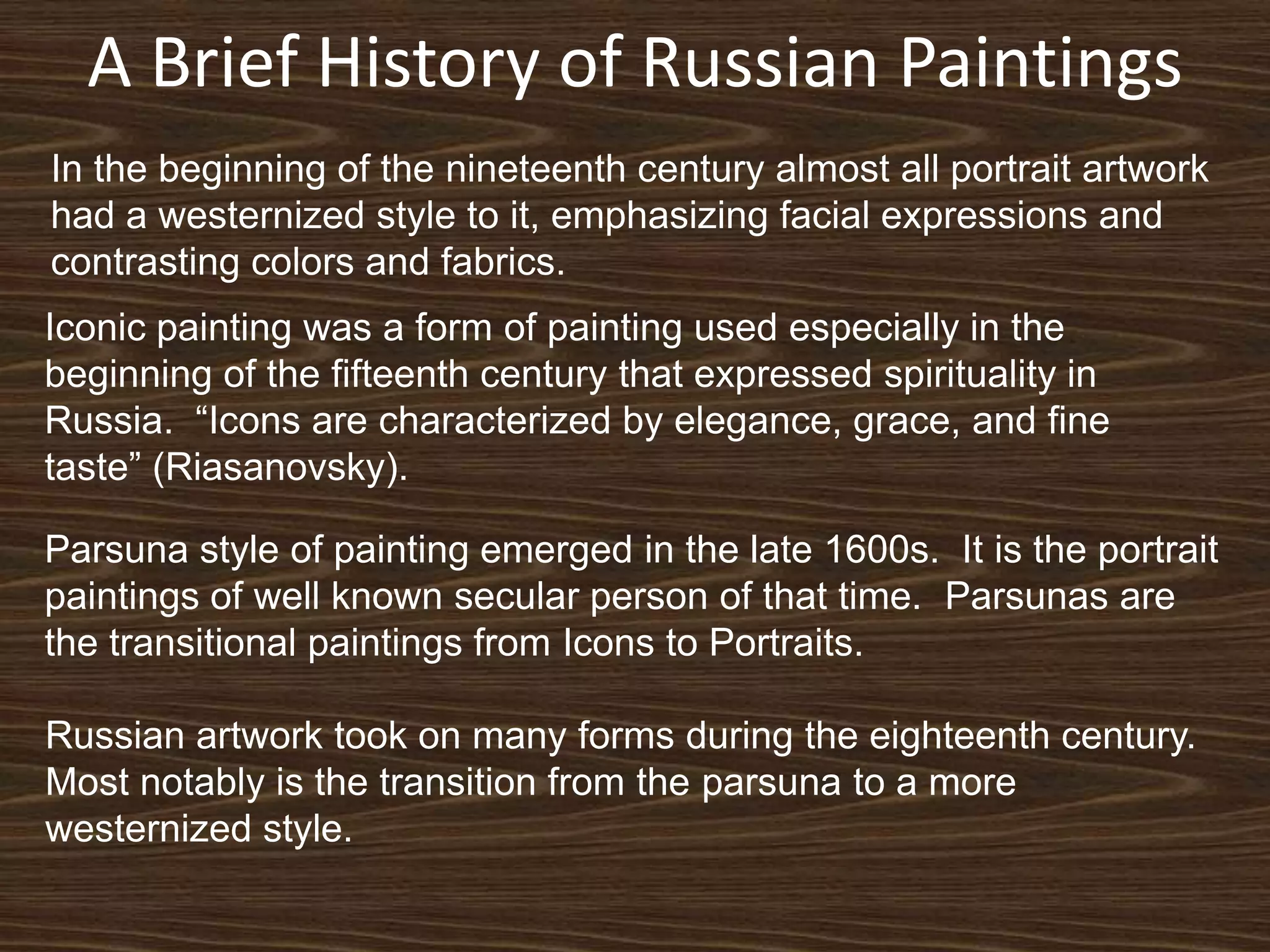 Russian Artwork | PPTX